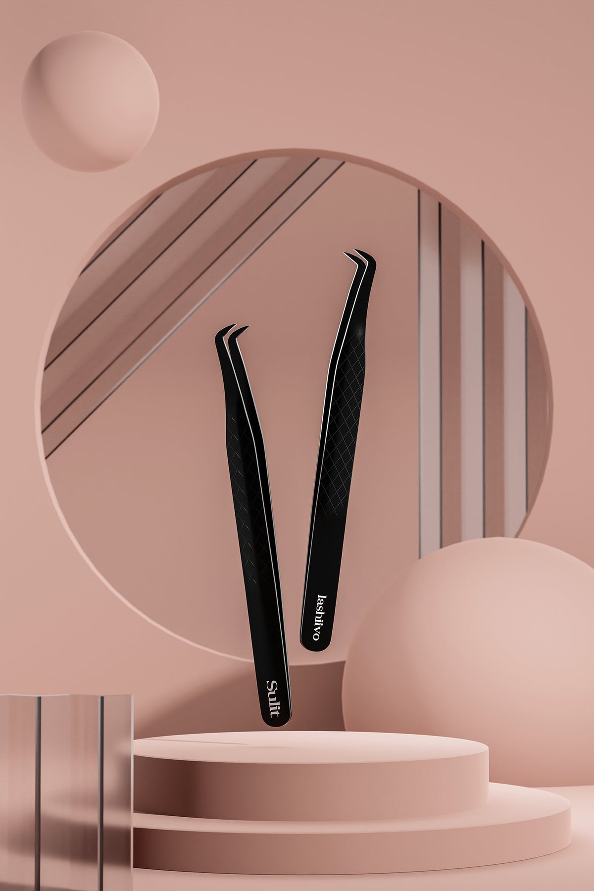 Eyelash Extension Tweezers – Professional Lash Tweezers – Lashiivo